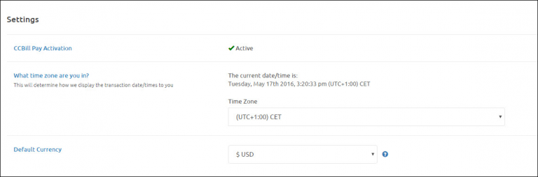 CCBill Pay Account Features - CCBill Doc