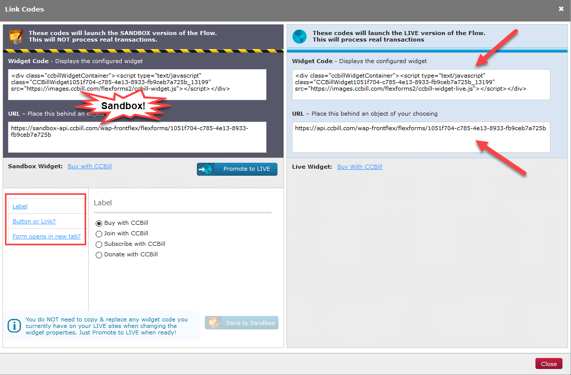 CCBill Merchant Knowledge Base | JPost to FlexForms Guide