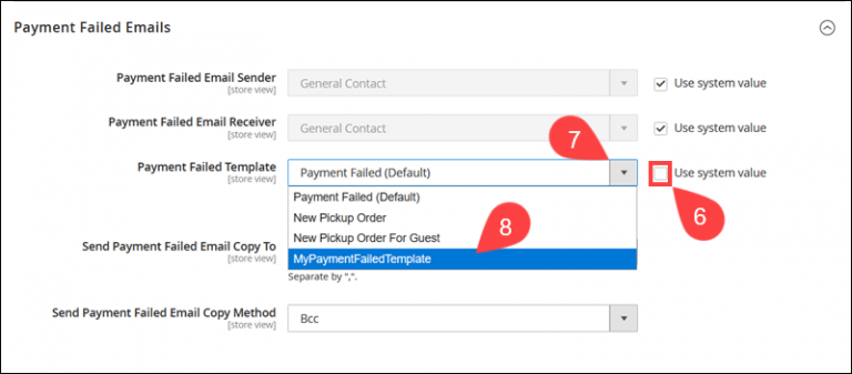 Set Up Payment Transaction Failed Email In Magento Ccbill Kb